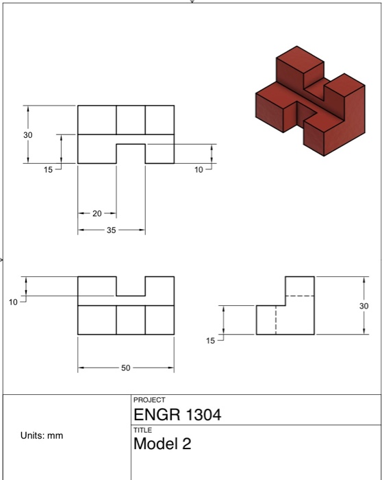 Solved 30 on 10 20 35 10 30 15 50 PROJECT ENGR 1304 TITLE | Chegg.com