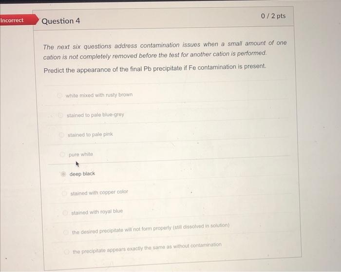 Solved Partial Question 2 1/3 pts Doc Inmaking is working on | Chegg.com
