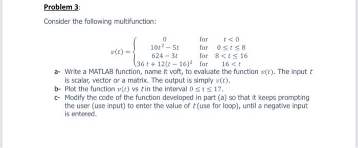 Solved Problem 3 Consider the following multifunction: 0 for | Chegg.com