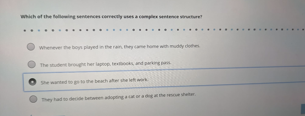 Solved Which of the following sentences correctly uses a | Chegg.com