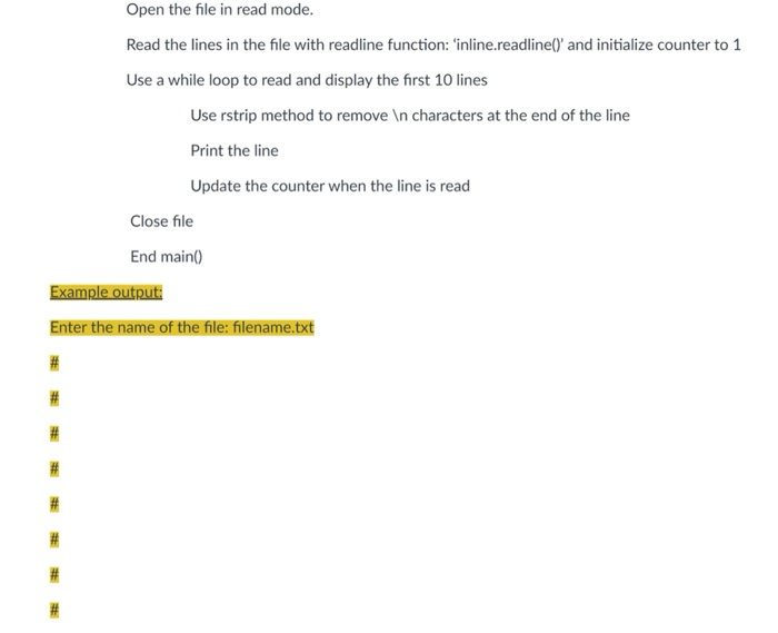 Solved 1 Write And Read File A Writenumpy 30 Points