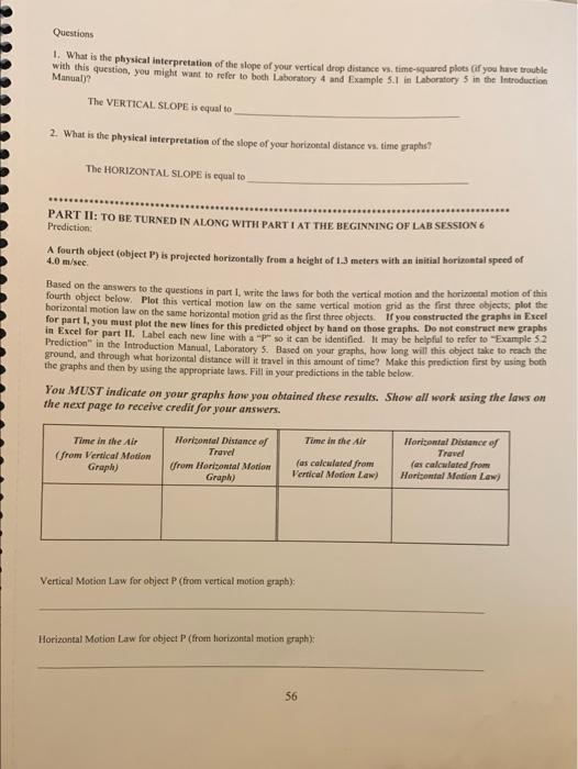 Vertical Motion of an Object in Free Fall LAW FOR | Chegg.com
