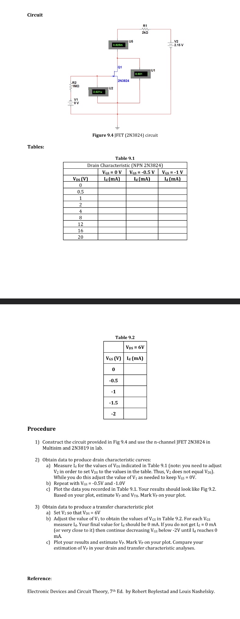 Solved I just need the multisim part completed and the | Chegg.com
