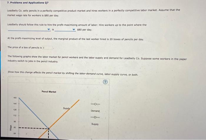 Solved 7. Problems and Applications Q7 Leadbelly Co, sells | Chegg.com