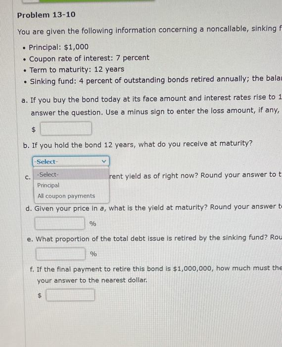 Solved You are gl ven the following informacien concerning a | Chegg.com