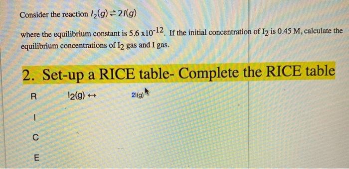 Solved Consider the reaction 12(g)=21(g) where the | Chegg.com