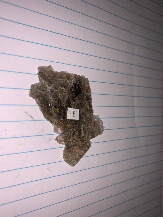 Solved Sample Color and streak Mineral Identification Chart | Chegg.com