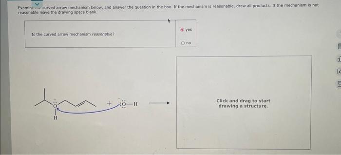 Solved Examint ure curved arrow mechanism below, and answer | Chegg.com