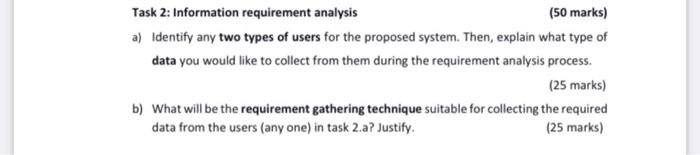 Solved Assignment Tasks Assume that you are working as a | Chegg.com