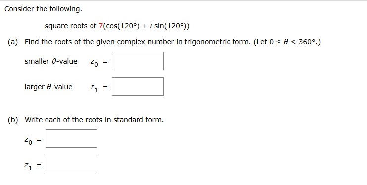 Consider the following.square roots | Chegg.com