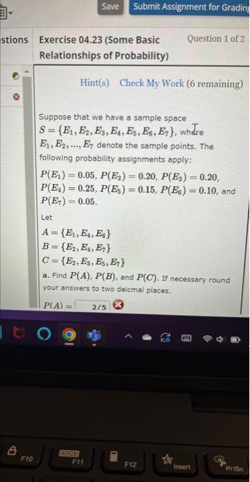 Solved Suppose that we have a sample space | Chegg.com