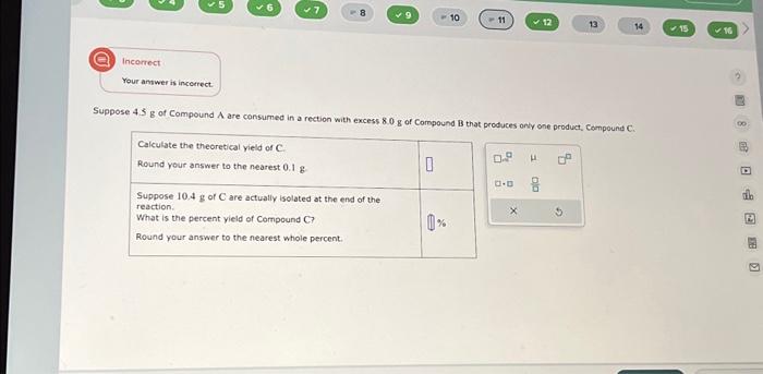 Solved Suppose 4.5 g ot Compound A are consumed in a rection | Chegg.com