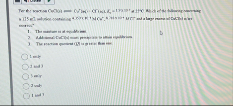 Solved For the reaction | Chegg.com