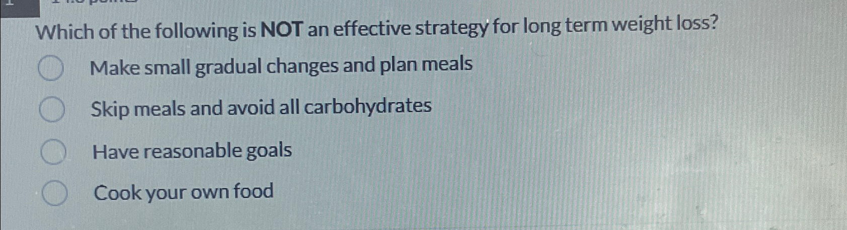 Solved Which of the following is NOT an effective strategy | Chegg.com