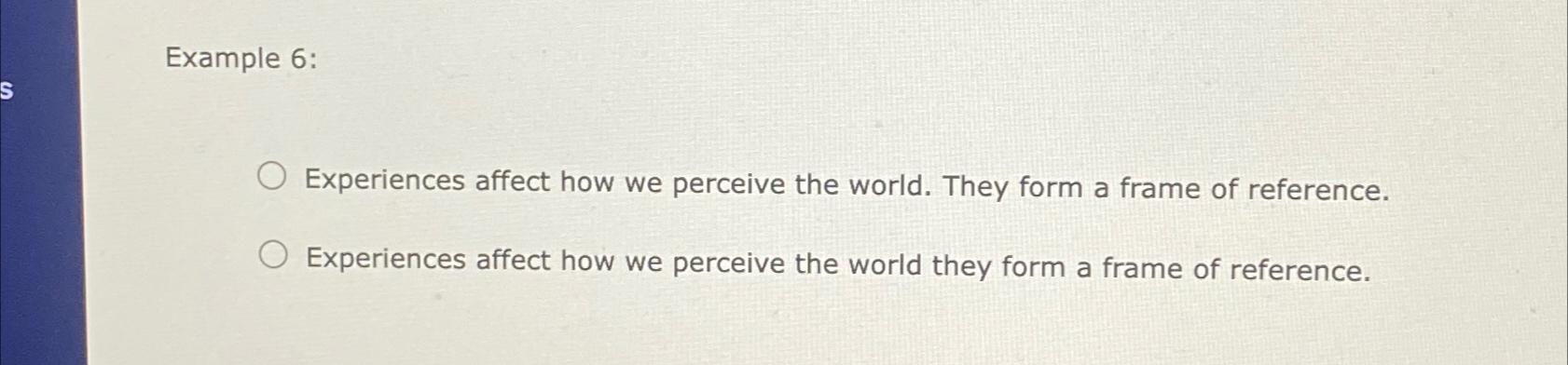 Solved Example 6:Choose the correct sentence structure in | Chegg.com