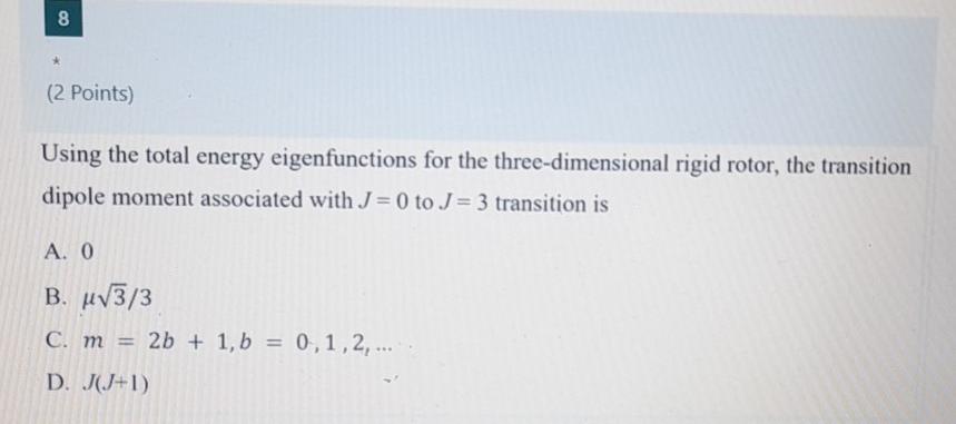 Solved CO (2 Points) Using the total energy eigenfunctions | Chegg.com