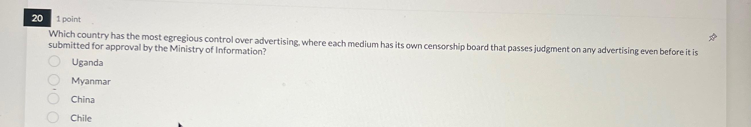 Solved 201 ﻿pointWhich country has the most egregious | Chegg.com