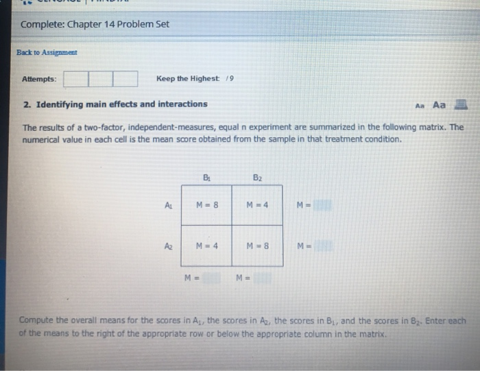 Solved CLIOPOLD Complete: Chapter 14 Problem Set Back to | Chegg.com