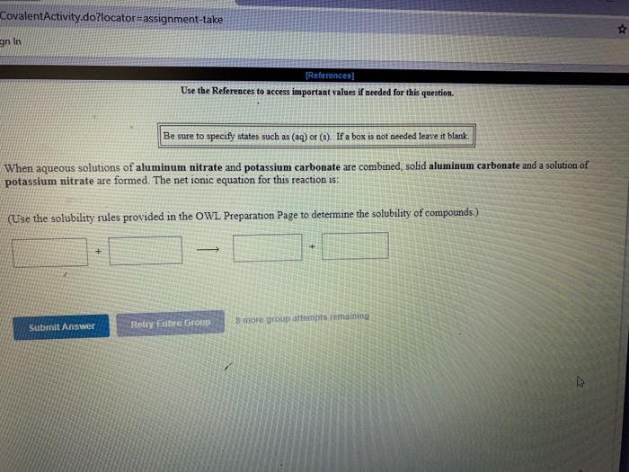 Solved CovalentActivity.do?locator=assignment-take मैं ☆ gn | Chegg.com