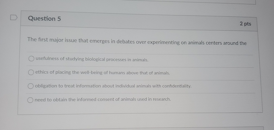 Solved Question 52 ﻿ptsThe first major issue that emerges in | Chegg.com