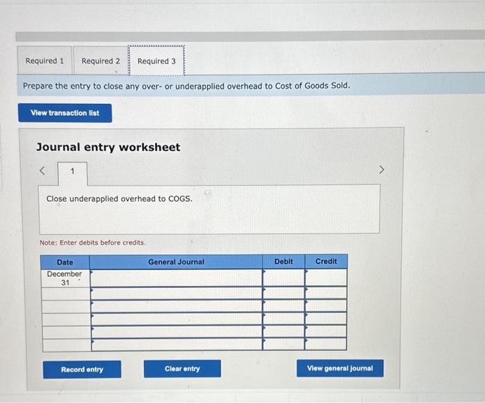 Solved Exercise 2-26 (Algo) Computing applied overhead and | Chegg.com