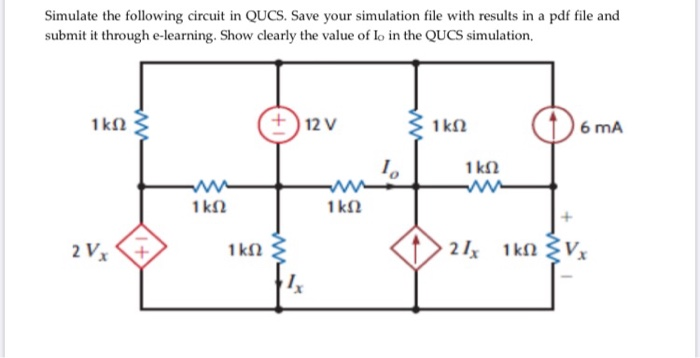 please use QUCS for the solution QUCS ( Quite | Chegg.com