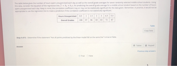 Solved determine if the correlation between the two given | Chegg.com