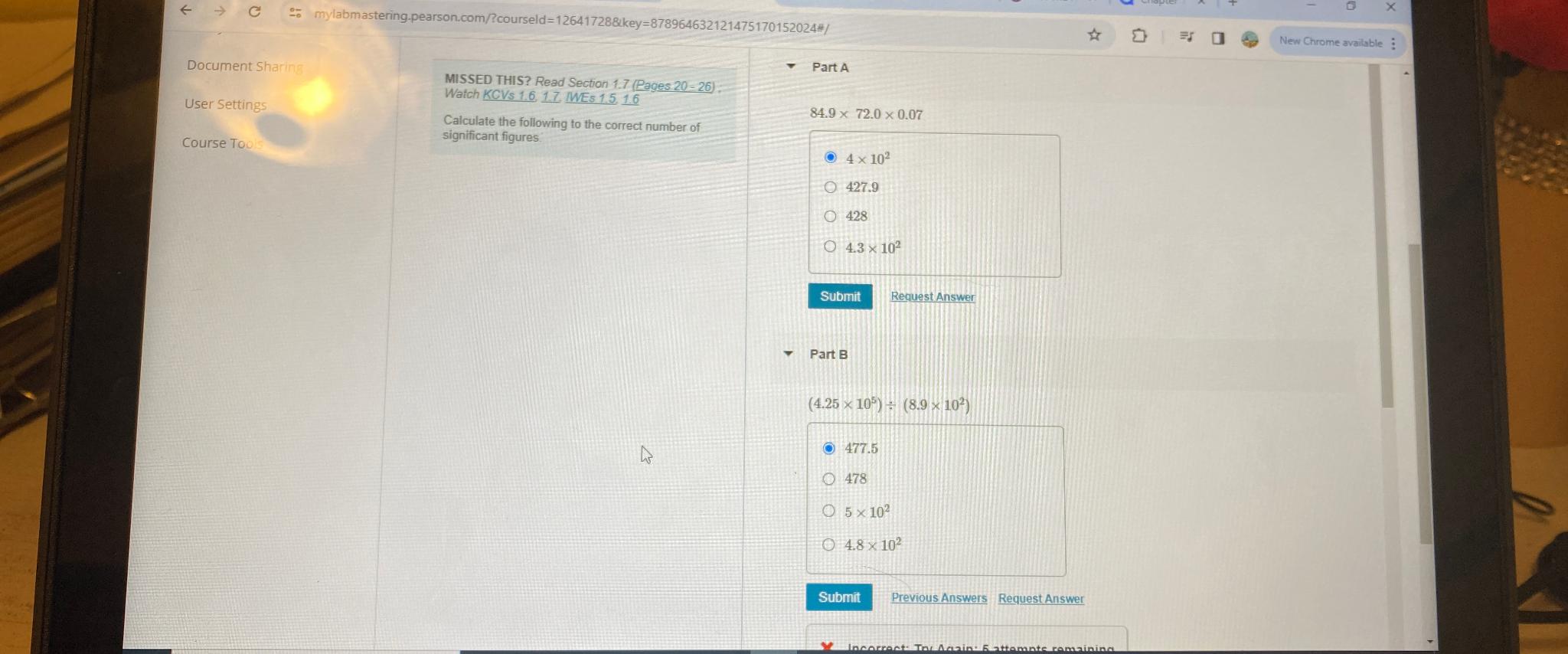 Solved larr→C,-- ﻿mylabmastering.pearson.com/?courseld | Chegg.com