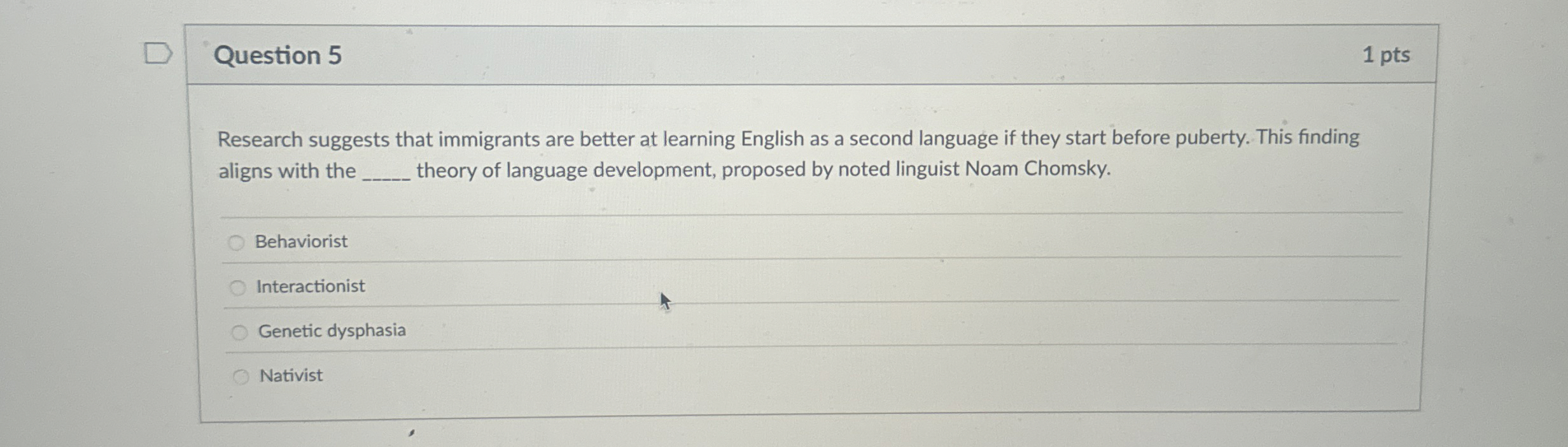 Solved Question 51 ﻿ptsResearch suggests that immigrants are | Chegg.com
