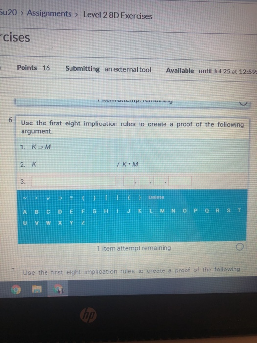 Solved ses Points 16 Submitting an external tool Available | Chegg.com