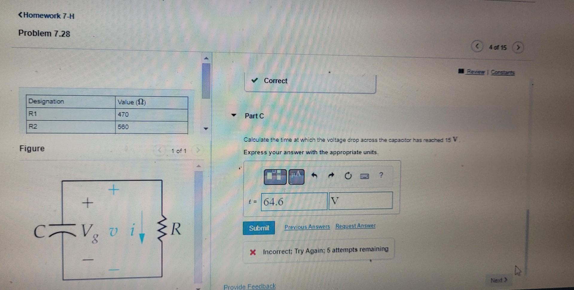 Solved (R2+R5)]∣R1 R1∥R5 R2||R4 R4||R4 R2+R3 Part B Suppose | Chegg.com
