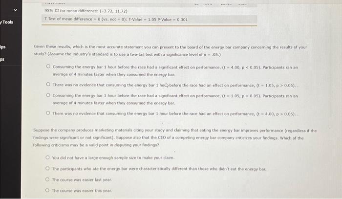 Solved 10. Interpreting statistical software output for a | Chegg.com