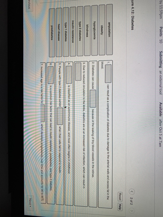 Solved by 11:59pm Points 10 Submitting an external tool | Chegg.com