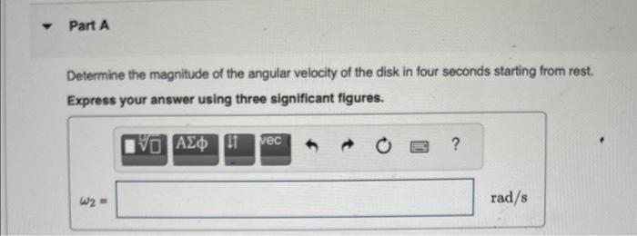 Solved The disk has a weight of 11lb and is pinned at its | Chegg.com