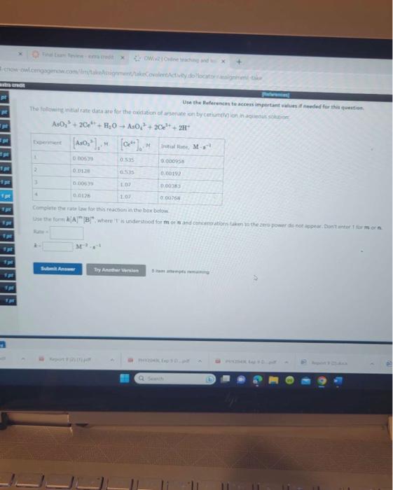 Solved Use the References to sccess impertant values Af | Chegg.com