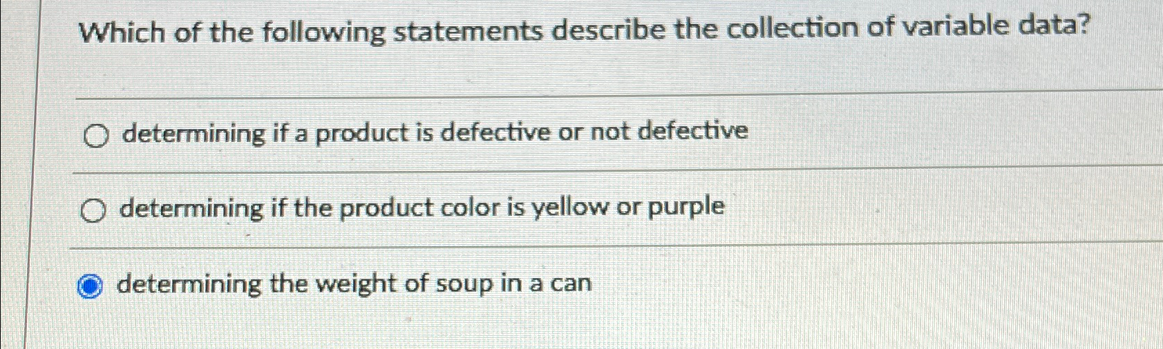 Solved Which of the following statements describe the | Chegg.com