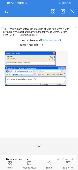 Solved 143 3:34 Edit 50 X 11.11 Write a script that inputs a | Chegg.com