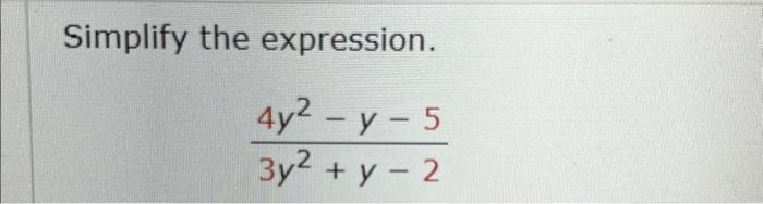 Solved Simplify the expression. 12m−38m−2Simplify the | Chegg.com