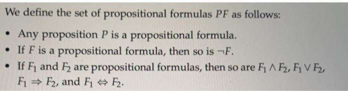 Solved Prove By Induction That All Propositional Formula Has 
