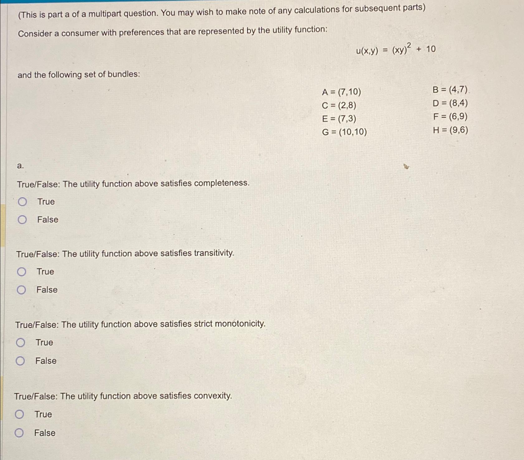 Solved (This is part a of a multipart question. You may wish | Chegg.com