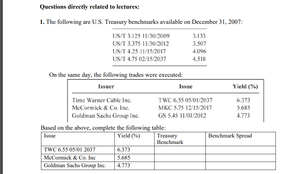 Solved Could you make the table in an excel document and | Chegg.com