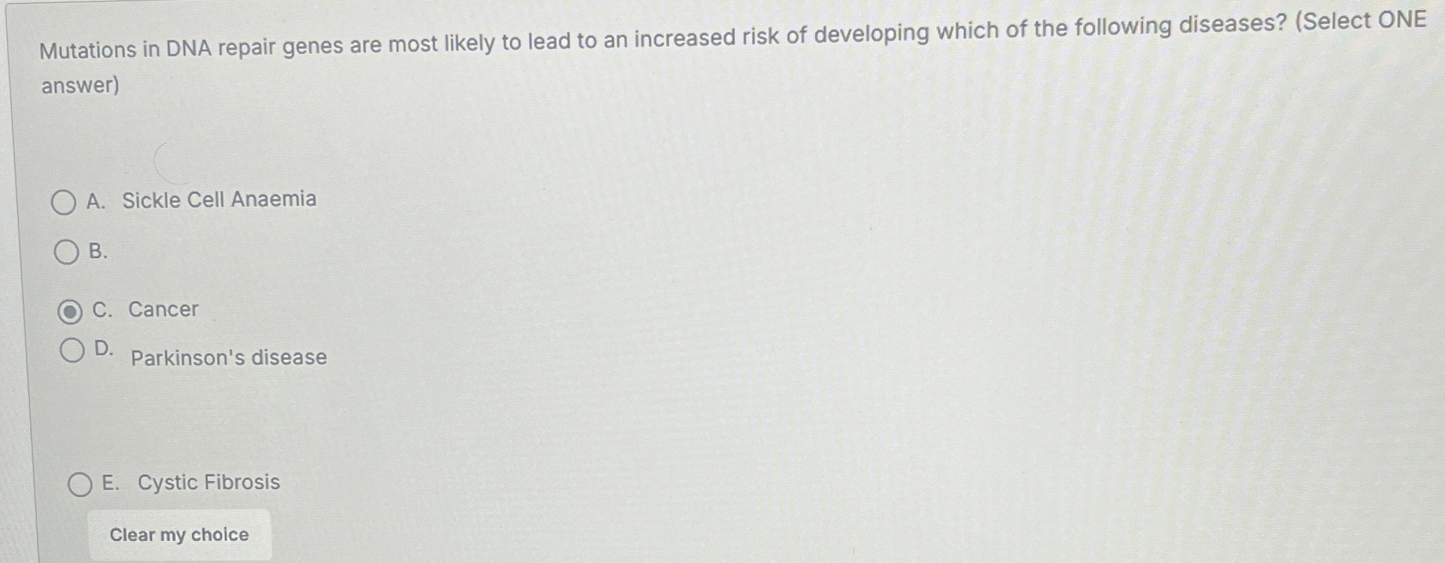 Solved Mutations in DNA repair genes are most likely to lead | Chegg.com