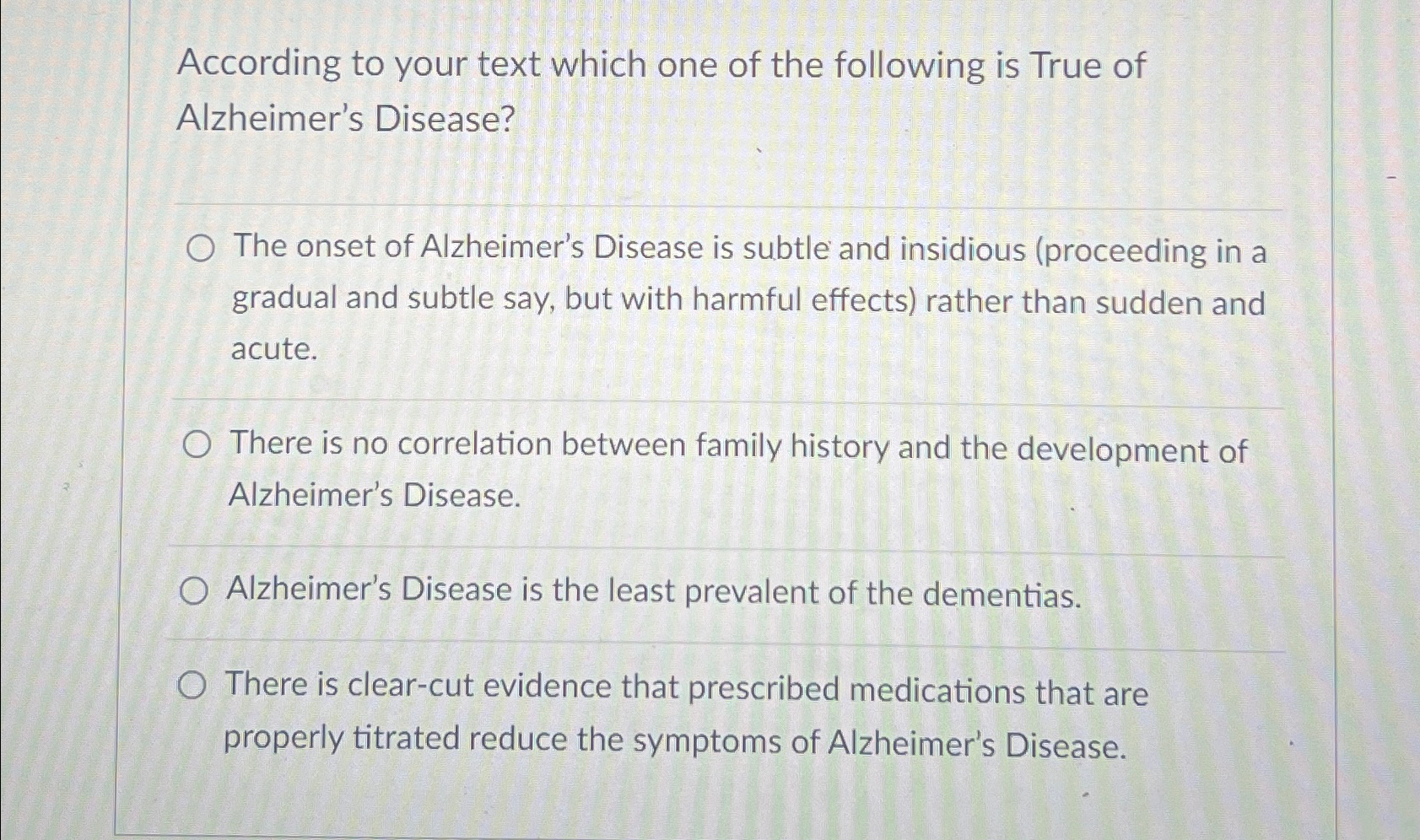 Solved According to your text which one of the following is | Chegg.com