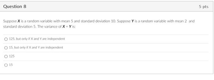 Solved Question 7 5pts In comparing the two Normal | Chegg.com