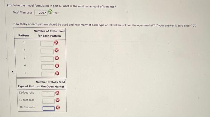 Solved must be entered in the bex. optimal solutions. (b) | Chegg.com