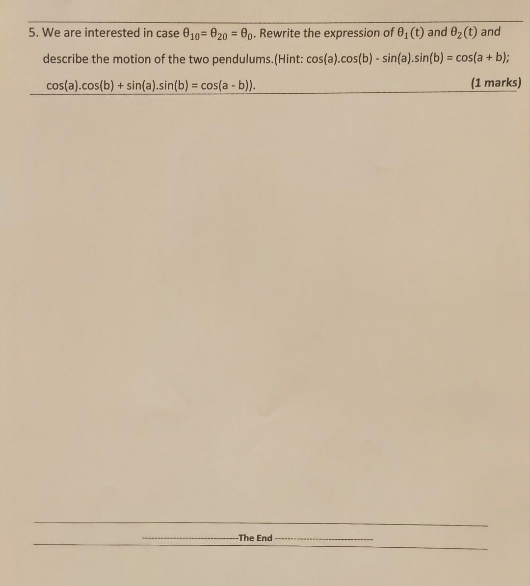 Solved After we found Lagrangian and Hamiltonian function, | Chegg.com