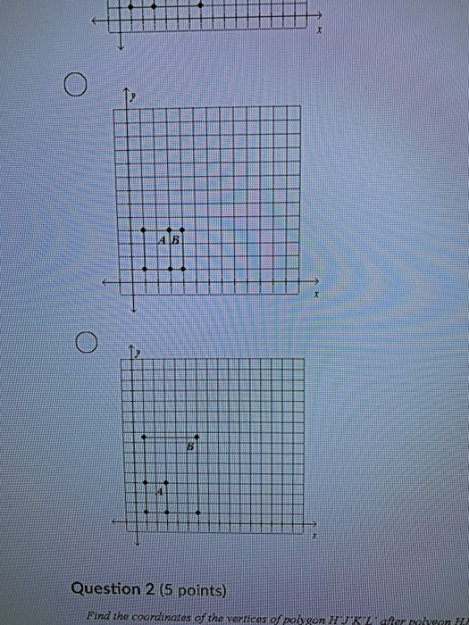Solved Question 1 (5 points) Which graph shows a dilation | Chegg.com