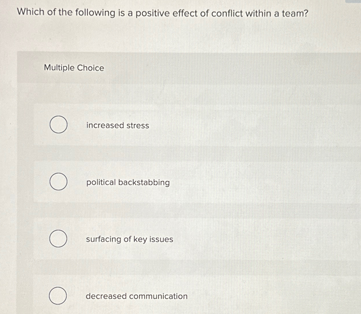 Solved Which of the following is a positive effect of | Chegg.com