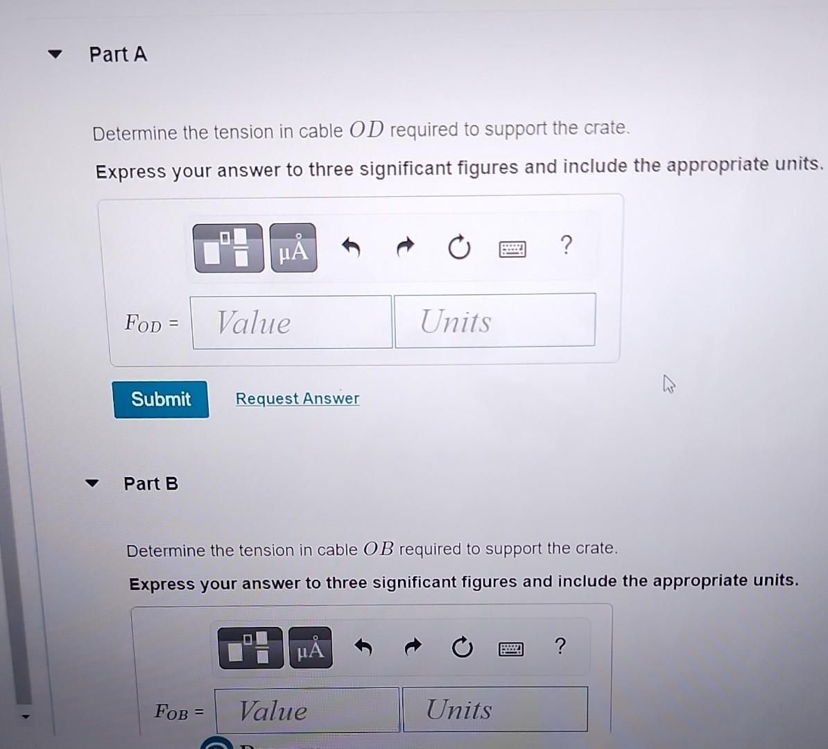 Solved The system shown in (Figure 1) supports the 70-kg | Chegg.com