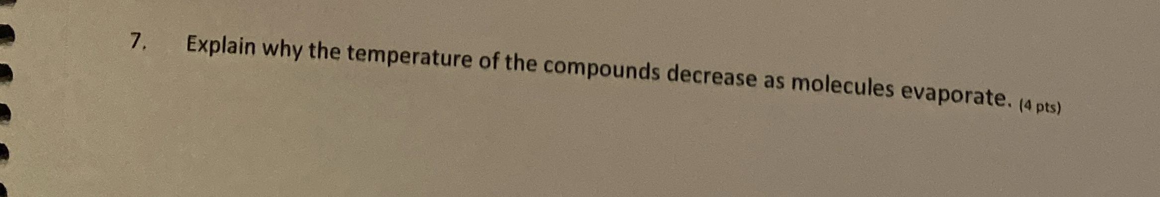 Solved Explain why the temperature of the compounds decrease | Chegg.com
